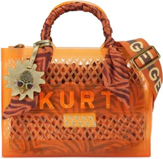 Kurt Geiger Femme, Sacs, Orange, Taille: ONE Size Small Jelly Tote Bag
