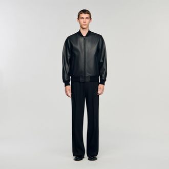 Sandro Blouson en cuir