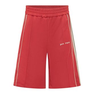 Palm Angels Homme, Sport, Rouge, Taille: L Classic Logo Vintage Track Shorts