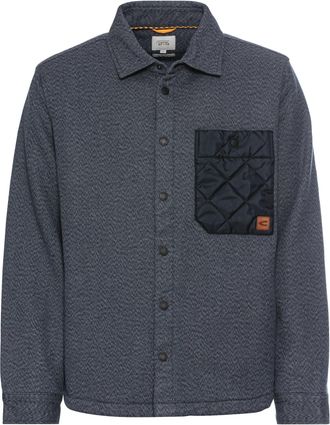 Camel Active Herren Overshirt aus Reiner Baumwolle Nachtblau, Menswear-XXL