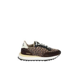 Hidnander Leather Low Top Sneakers - - Shoes - Damen - Braun - 41 EU