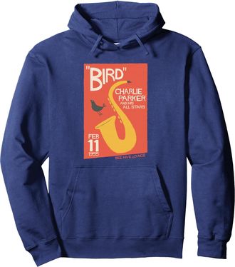 Parker Charlie Parker Bee Hive Lounge Chicago 1955 Pullover Hoodie