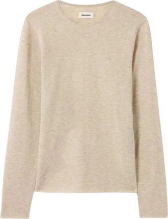 Zadig&Voltaire Femme, Pulls, Beige, Taille: 44 FR Teiss CP Jumper