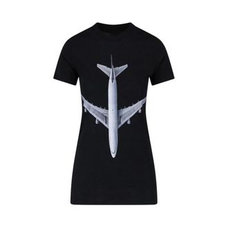 ERL Plane Tee - Homme - Tops - Noir - Taille: L