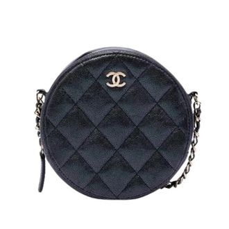 Chanel Pre-owned Vintage Quilted Mini Crossbody - - Pre-owned - Damen - Schwarzk - ONE SIZE