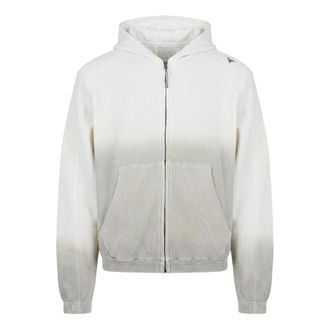 Roa Bee Sun Faded Waffle Zip Up Hoodie - - Sport - Herren - Wei&szlig; - S