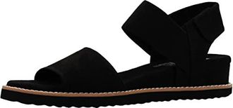 Skechers Femme Desert Kiss Flats-Sandals, Noir, 41 EU