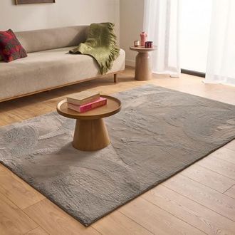 Nazar Rugs Tapis Nube Salon Doux Uni, Confortable et Moelleux, Poils Court, Antid&eacute;rapant, Lavable en Machine