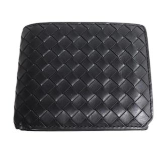 Bottega Veneta Pre-owned Intrecciato Piccolo Kalbsleder-Portemonnaie - - Pre-owned - Herren - Schwarzk - ONE SIZE