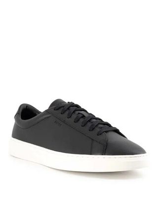 HUGO BOSS Herren Sneaker schwarz Glattleder