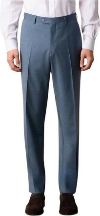 Brooks Brothers Homme, Pantalons, Bleu, Taille: W32 Virgin Wool Plain Pantalons