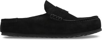 Birkenstock mules Naples en daim dinspiration mocassins - Noir
