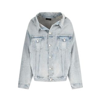 Balenciaga Damen, Jacken, Blau, XSGr&ouml;&szlig;e