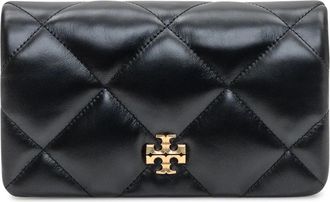 Tory Burch Femme, Sacs, Noir, Taille: ONE Size Kira Diamond Quilt Chain Wallet