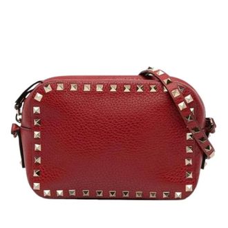 Valentino Sac bandouli&egrave;re Rockstud Pre-owned - Femme - Pre-owned - Rouge - Taille: ONE Size