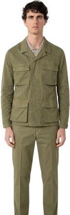 Mason's Homme, Vestes, Vert, Taille: XL Flyshirt Delamere Overshirt