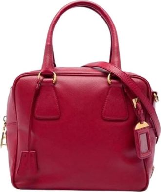 Prada Pre-owned Vintage Satchel - Femme - Pre-owned - Rouge - Taille: ONE Size