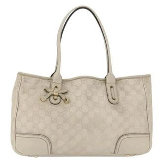 Gucci Pre-owned Canvas Tote Bag - - Pre-owned - Damen - Beige - ONE SIZE