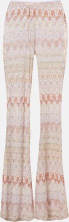 Missoni Schlaghose aus H&auml;kelstrick
