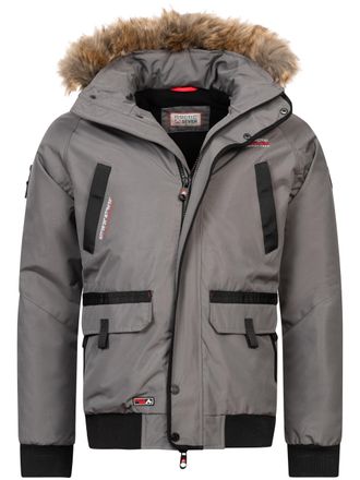 Arctic Seven Herren Winterjacke - Grau