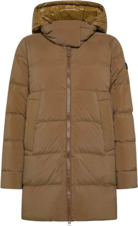 Peuterey Femme, Manteaux, Brun, Taille: 38 FR Unix ML Bmat Piumino cappuccio