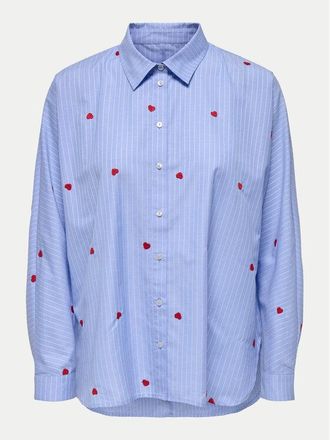 Only Hemd 15344336 Blau Box Fit