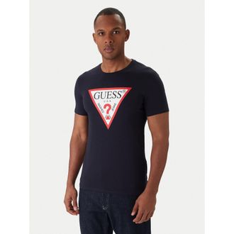Guess T-Shirt M2YI71 I3Z14 Dunkelblau Slim Fit