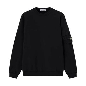 Stone Island Herren, Sweatshirts & Hoodies, Schwarzk, 2XLGr&ouml;&szlig;e