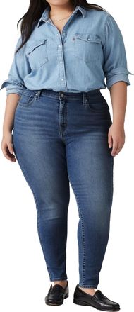Levi's Damen Size 721 High Rise Skinny Jeans, Tenacious Dark Plus, 44