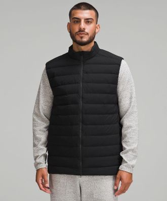 lululemon Navigation Daunenweste mit Füllkraft 700 für Männer - Größe 2XL in Black