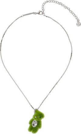 Yvmin Yvmin, Femme, Accessoires, Vert, Taille: ONE Size Grass Bear Long Necklace