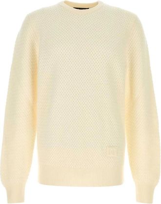 Dolce & Gabbana Homme, Pulls, Beige, Taille: XL Pull ras du cou