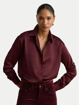 Lauren Ralph Lauren Hemd 200B27610008 Dunkelrot Relaxed Fit
