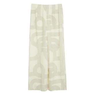 Comma Damen, Hosen, Beige, MGr&ouml;&szlig;e