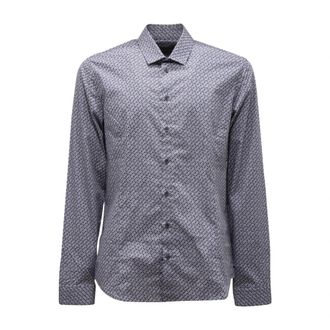 Patrizia Pepe Stretch Slim Hemd Modell 5C055B A4K0-Fb65 - - Shirts - Herren - Blau - L