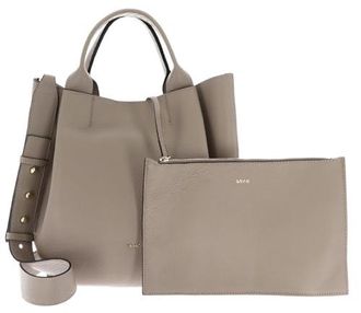 Abro Cuir sac shopper Leather Agave Shopper Essential Siena taupe