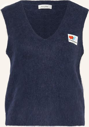 American Vintage American Vintage Pullunder Nenybay Mit Alpaka blau