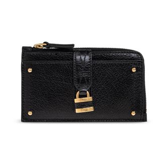 Chlo&eacute; Leder Kartenetui - - Accessories - Damen - Schwarzk - ONE SIZE