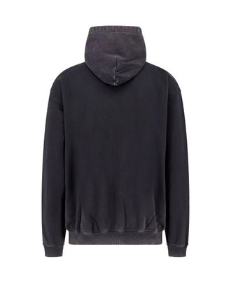 Represent Mens Hooded Sweatshirt Vintage Black Cotton Sweatshirts Sweater