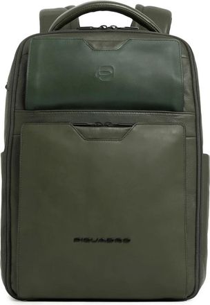 Piquadro Homme, Sacs, Vert, Taille: ONE Size Sac &agrave; dos de voyage pour ordinateur portable 15,6
