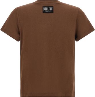 Khaite Emmylou T-Shirt - Brown