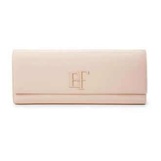 Elisabetta Franchi Clutch aus Lackleder - - Bags - Damen - Beige - ONE SIZE