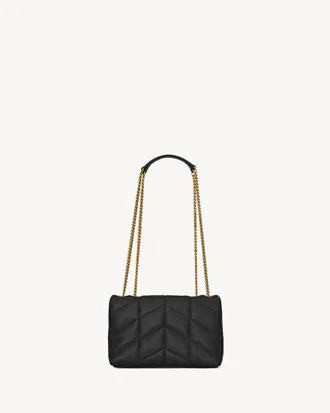 Saint Laurent Unisex Sac Sl H26 Noir Or