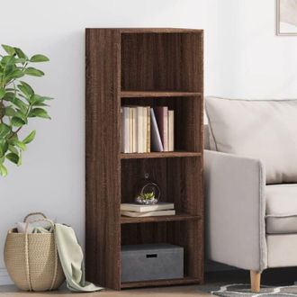 vidaXL Highboard Braun Eichen-Optik 45x41x124 cm Holzwerkstoff Vidaxl