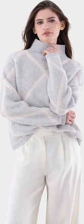 van Laack Rollkragenpullover mit 3D-Jacquard