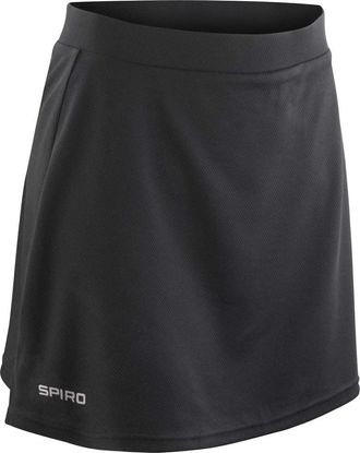Result Spiro Damen Windproof Skirt, Shwarz, Medium