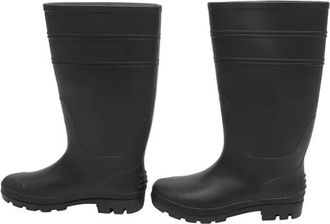Garneck Pluie Homme Hautes PVC Antid&eacute;rapantes et Durables avec Embout de S&eacute;curit&eacute; R&eacute;sistantes &agrave; Eau et Aux Produits Agricoles pour Chantier et Usage Ext&eacute;rieur