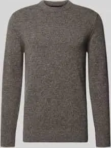 Barbour Pullover aus Woll-Seide-Mix mit Rundhalsausschnitt Modell TISBURY