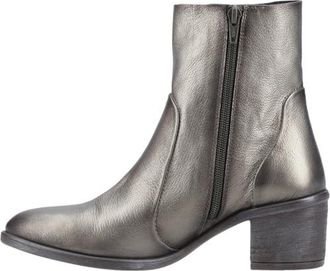 Hush Puppies Winona Bottes en Cuir pour Femmes De Couleur &Eacute;tain - EUR 38