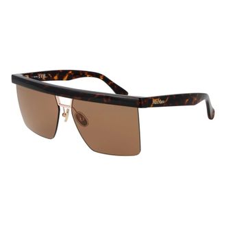 Max Mara Sonnenbrille aus Kunststoff - - Accessories - Damen - Braun - ONE SIZE